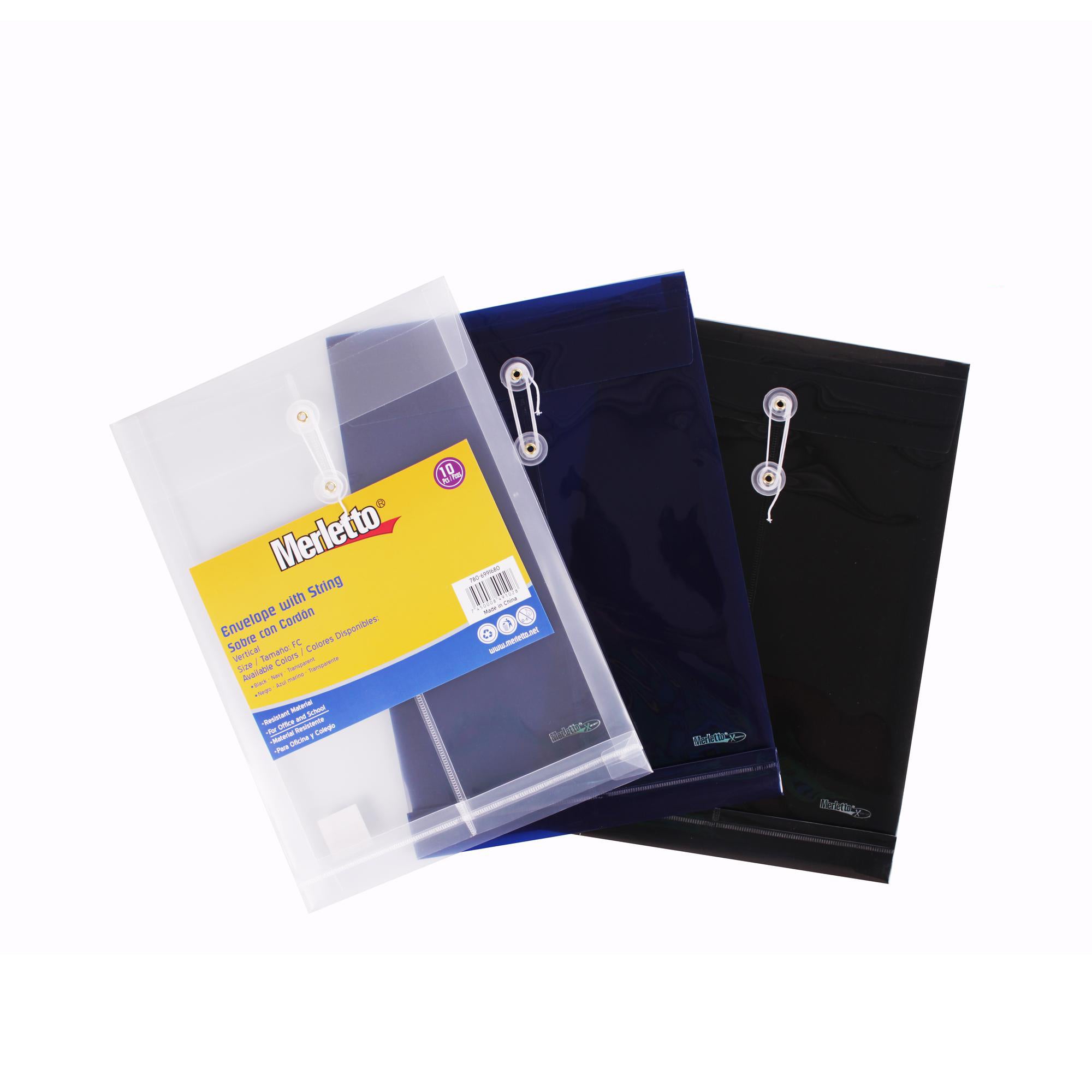 Folder con hilo T/Carta Vertical /Horizontal